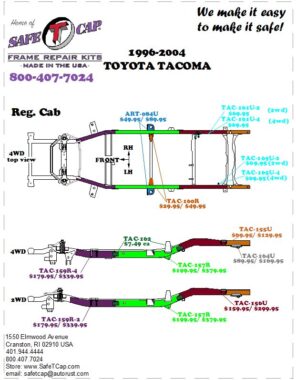 All Tacoma - SafeTCap™ Kit Locations - autorust.com
